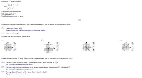 solved the function f is defined as follows f x {∣2x∣x3 if