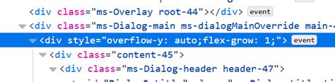 Issue Introduce With Overflow Auto On Dialog Component · Issue 6180