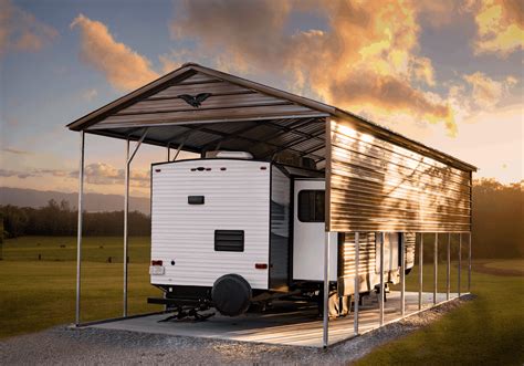 Rv Carport With Storage Shed At Viola Martin Blog