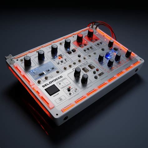 Analog Synthesizer Stock Illustration Illustration Of Synthesizer6