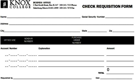 Free Requisition Form Sample Mous Syusa