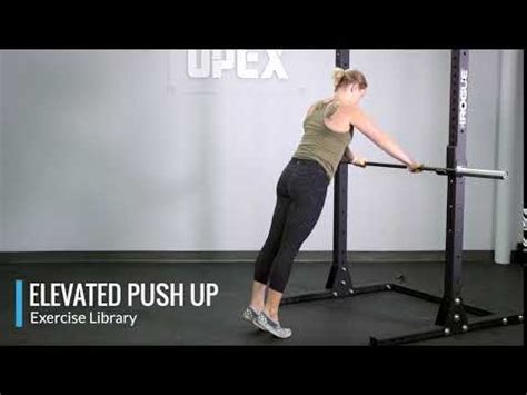Incline Push Up on Bar - OPEX Exercise Library - YouTube