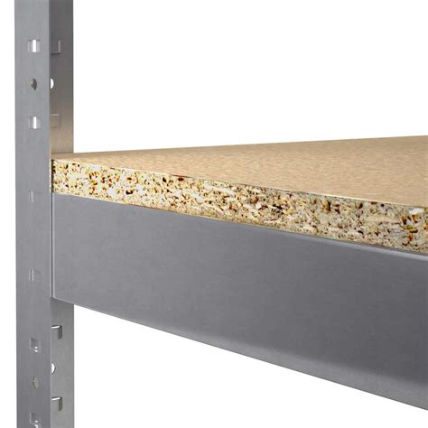 ᐉ Стелаж металевий Харді про 100х50х30 см з оцинкованим покриттям на 3 полиці із ДСП 11826