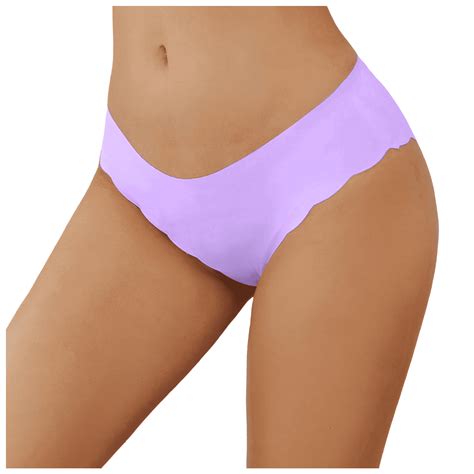 Fulorrnie Underwear For Women Comfort Thong No Show Seamless Panty