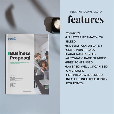 Adobe Indesign Business Proposalrfp Template For Digital Services