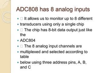 Sensor Interfacing In PPTX