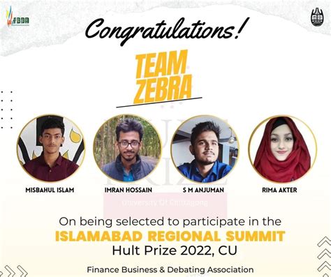 Mohammad Jubaer Hossain On Linkedin Fbda Cu Hultprize2022