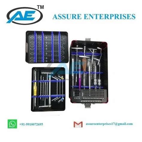 Ae Dynamic Hip Compression Screw And Plate Instruments Set For Neurosurgery At ₹ 45500 Piece In