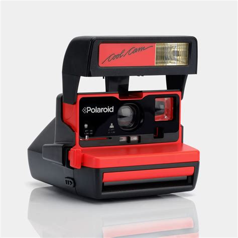Polaroid 600 Cool Cam 90s Red Instant Film Camera Retrospekt