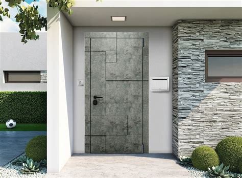 Входная дверь D07 бетон лофт графит LS 936-2 купить в Москве | Deft Doors