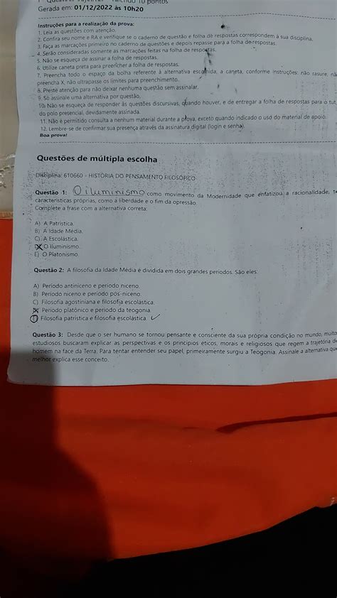 Prova Unip Pedagogia