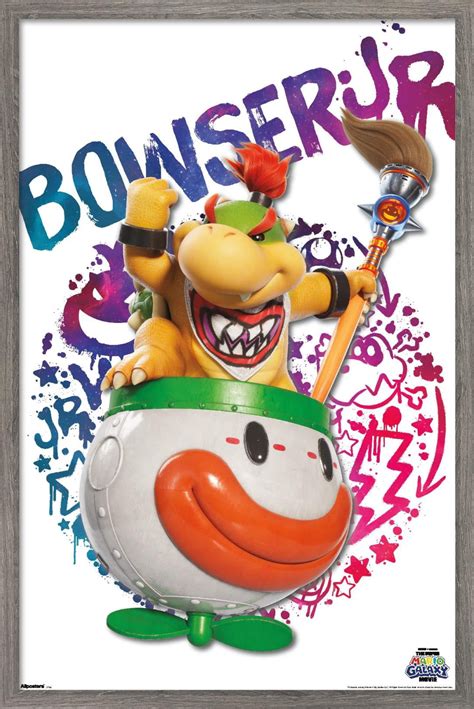 Nintendo The Super Mario Galaxy Movie 2026 Bowser Jr Paint Wall