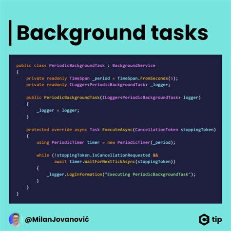 Why Do We Need Background Tasks Sometimes I Want To Offload Some Work