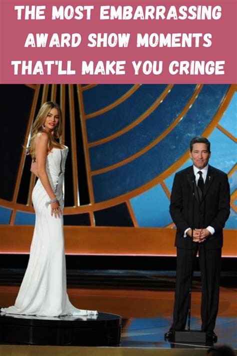 The Most Embarrassing Award Show Moments Thatll Make You Cringe