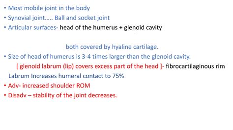 Shoulder Joint Instability Ppt