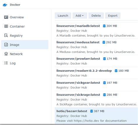 Bazarr Docker Install Synology