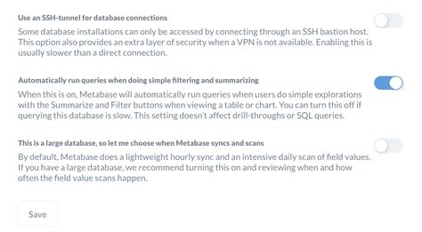 Automatically Run Queries Setting Should Default To On When Adding A New Database · Issue