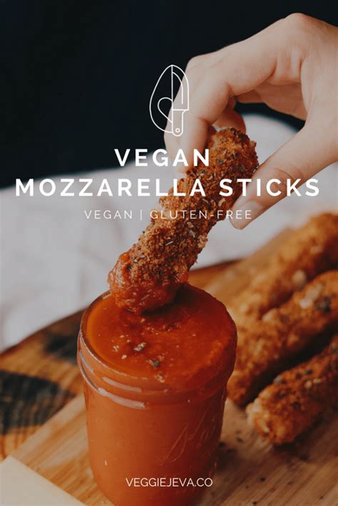 Vegan Mozzarella Sticks Veggiejeva