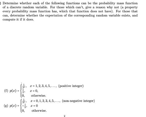 solved determine whether each of the following functions