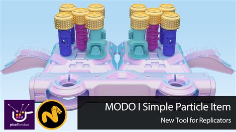 Modo Particle Item Map — Pixel Fondue