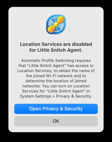 help center little snitch why does little snitch agent require