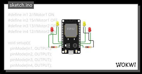 Line Follower Wokwi Esp32 Stm32 Arduino Simulator