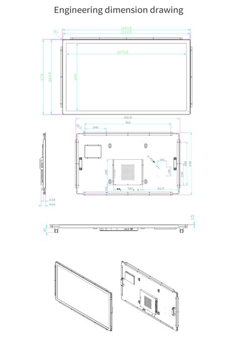 Inch Glass Dental Unit Graphic Display Desktop Tv Tft Lcd Monitor Touch Screen Module Panel
