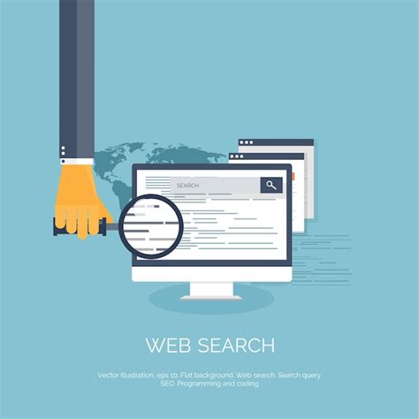 Premium Vector Vector Illustration Flat Computing Background