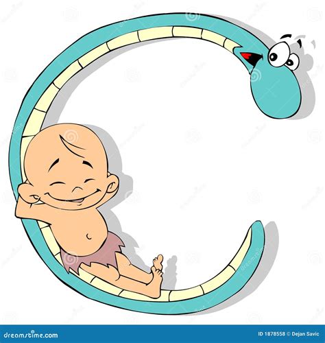 Zeichen C Stock Abbildung Illustration Von Gebohrt Anfang 1878558