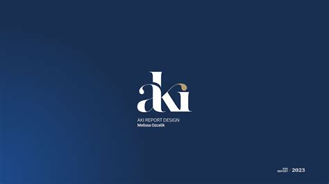 report design aki behance