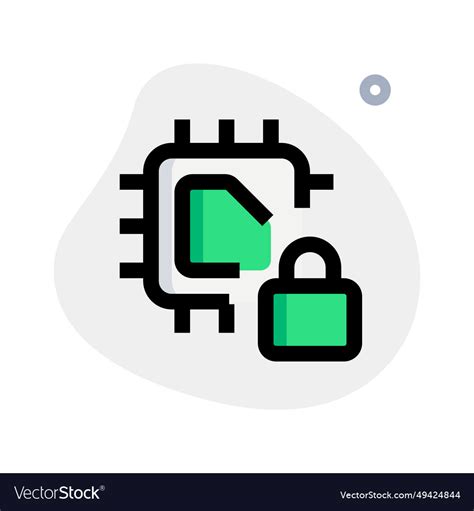 Microprocessor With Locking Feature For Info Vector Image