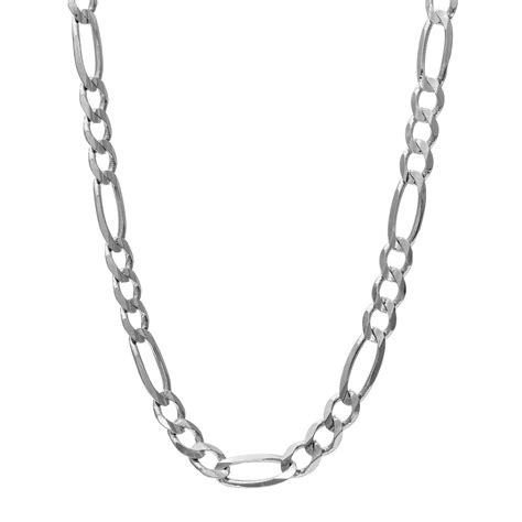 Sterling Silver 20 44mm Figaro Chain Hsn