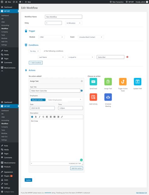 How To Install And Use Wordpress Workflow Plugin For Wp Erp