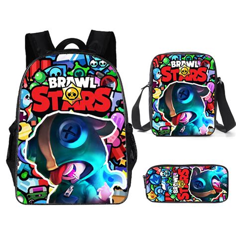 Pcs Set Brawl Stars Leon Rucksack Prestige Life