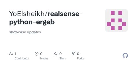 Github Yoelsheikhrealsense Python Ergeb Showcase Updates