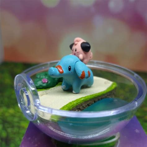 Promo Action Figure Pokemon Terrarium Edition Cleffa And Phanpy Diskon 51 Di Seller Rania