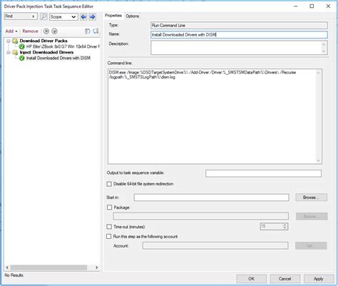 Hp Uwp Application Pack Deployment In A Microsoft Configuration Manager Os Deployment Task Hp