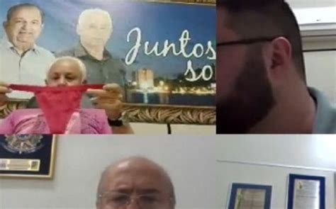 Vereador é flagrado cheirando calcinha durante sessão virtual assista o vídeo Agora Nordeste
