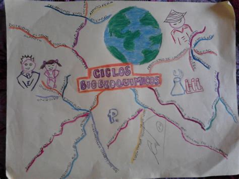 Fisica Y Geografía Mapa Mental Ciclos Biogeoquimicos