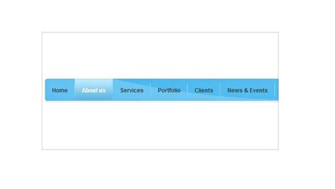 Create A Glossy CSS Menu