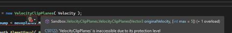 Make VelocityClipPlanes Not Protected Issue Facepunch Sbox Issues GitHub
