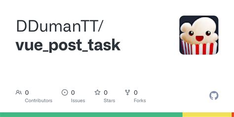 Github Ddumanttvueposttask