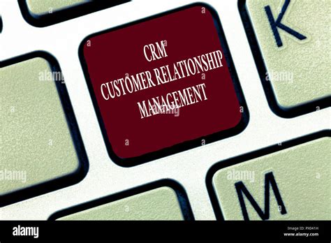 Text Sign Showing Crm Customer Relationship Management Conceptual Photo Manage And Analyze