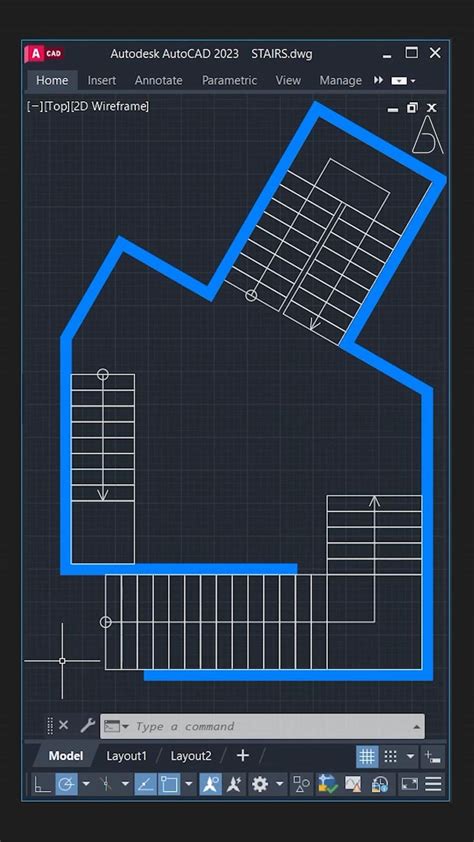 Dynamic Stairs Autocad Tutorials Architecture Autocad Eroppa