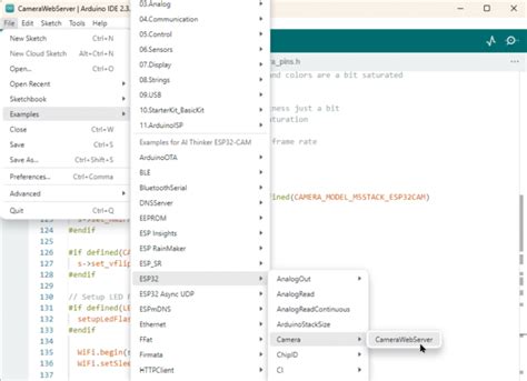Programming The ESP CAM