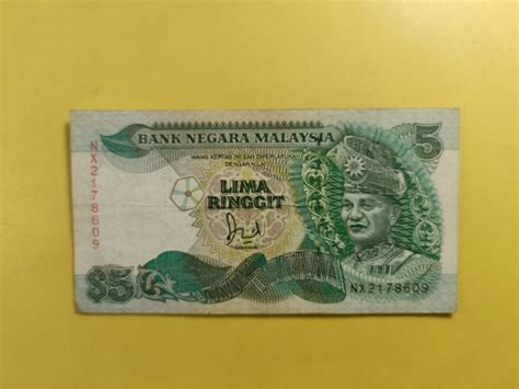 Old Malaysia 5 Notenx 2178609 Hobbies And Toys Memorabilia