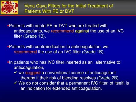 Ppt New Frontier In The Management Of Venous Thromboembolic Disease Vte Accp Guidelines 2012