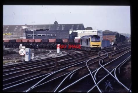 Photo Br Class 60 Loco No 60011 At Eastleigh 1990 £185 Picclick Uk