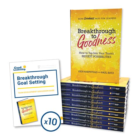 Breakthrough Goal Setting Bundle Good Leadership