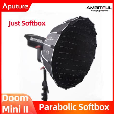 Aputure Dome Mini Ii Bowens Mount Softbox Flash Diffuser For Amaran Light Storm 120 And Cob 300